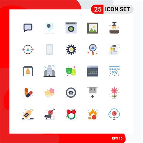 Set Of 25 Commercial Flat Colors Pack For Beauty Picture Check Development Coding Editable