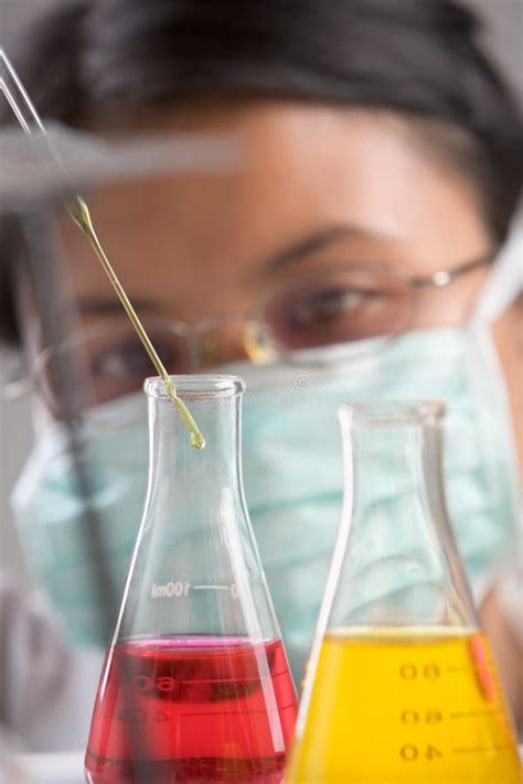 Mixing Chemical Solution Stock Image Image Of Science 14476781