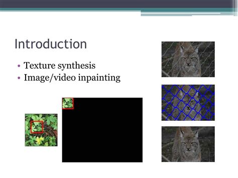 Ppt Video Coding With Spatio Temporal Texture Synthesis And Edge