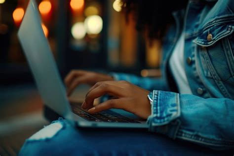 Employee Working Laptop Computer Adult Premium Photo Rawpixel