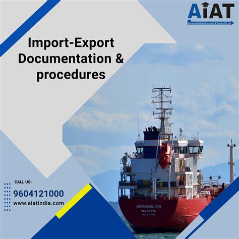 Import Export Documentation And Procedures By Aiat Institute Jun 2024 Medium