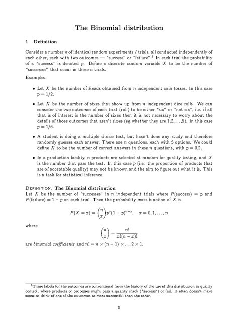 Binomial Discussion Comp10001 Foundations Of Computing Tutorial