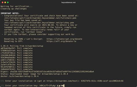Install Bitwarden On Ubuntu Server 2004 Lts Devops Compass Guided It