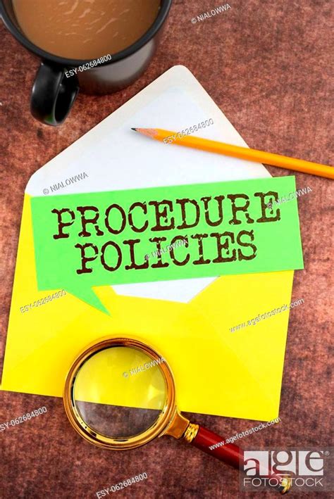 Text Showing Inspiration Procedure Policiessteps To Guiding Principles