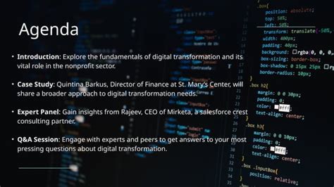 Digital Transformation For Nonprofits Webinarpptx