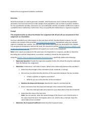 ModuleThreeAssignmentGuidelinesandRubric Docx Module Three Assignment Guidelines And Rubric