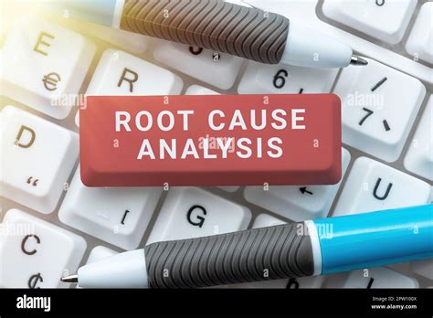 Text Sign Showing Root Cause Analysis Business Showcase Method Of