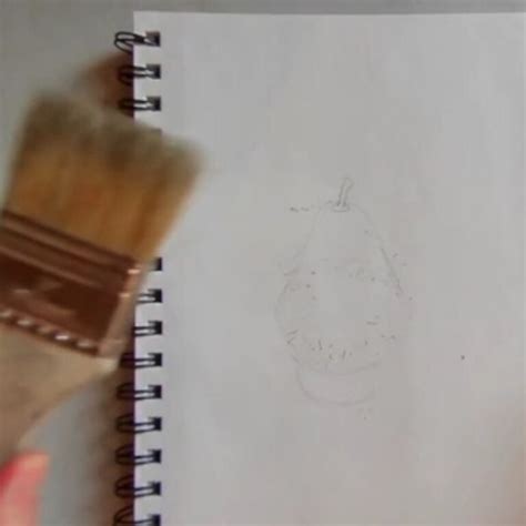 how to draw a pear step by step