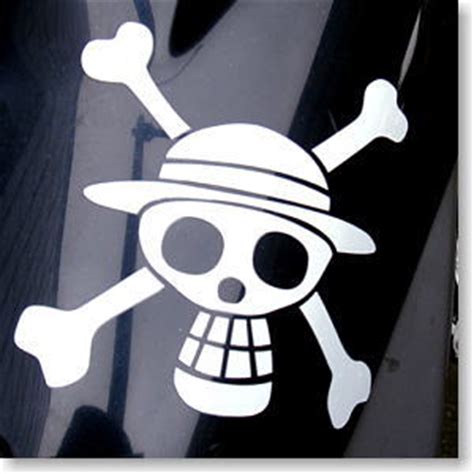 One Piece Luffy Pirate Flag Cutting Sticker Anime Toy Hobbysearch