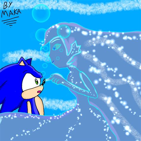 Sonic And Girl Water By Maka134 On Deviantart