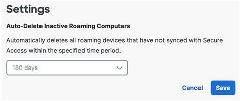 Edit Internet Security Settings For Roaming Devices