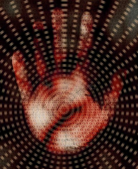 Hand And Binary Code Stock Illustration Illustration Of Abstract 25825702