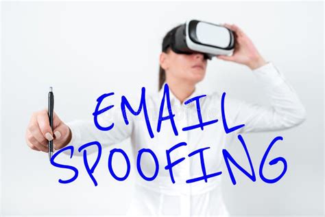 Inspiration Showing Sign Email Spoofing Word Written On Secure The