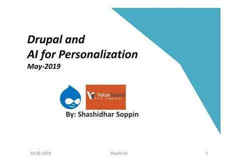 Drupal And Artificial Intelligence For Personalization Ppt
