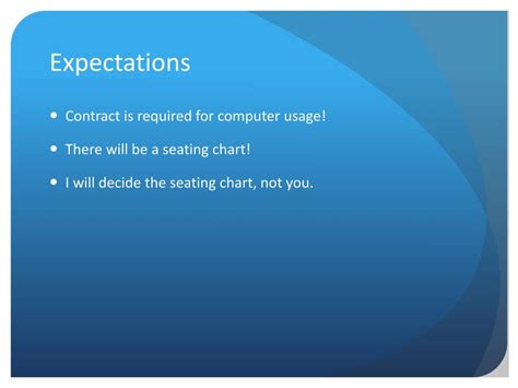 Ppt Computer Class Expectations Powerpoint Presentation Free