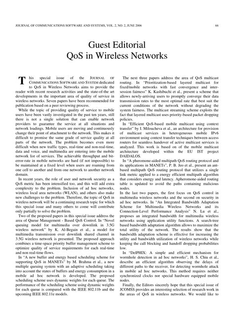 pdf qos in wireless networks