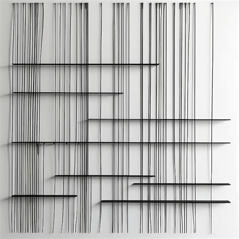 series of parallel lines but introduce small gaps or floating sections