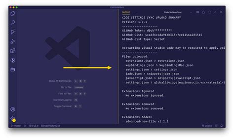 Vscode Settings Sync