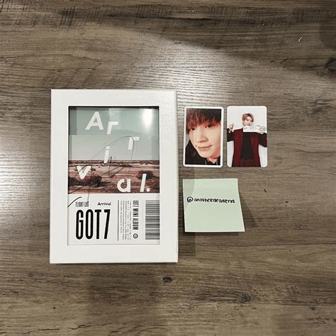 Got7 Kpop Signed Album Photocards Cd Sticker Of Depop