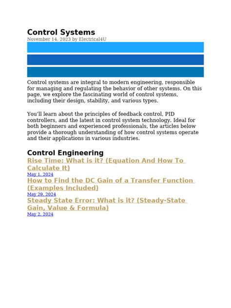 control system pdf
