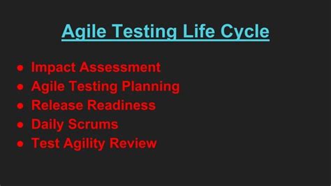 Agile Testing Methodology Principles Of Agile Testing Methodolgy PPT