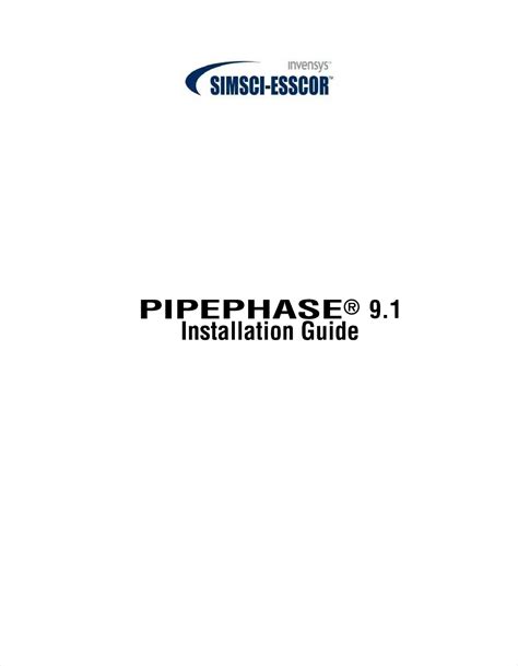 pdf pipephase instalation guide compress pipephasepipephase ®® 9