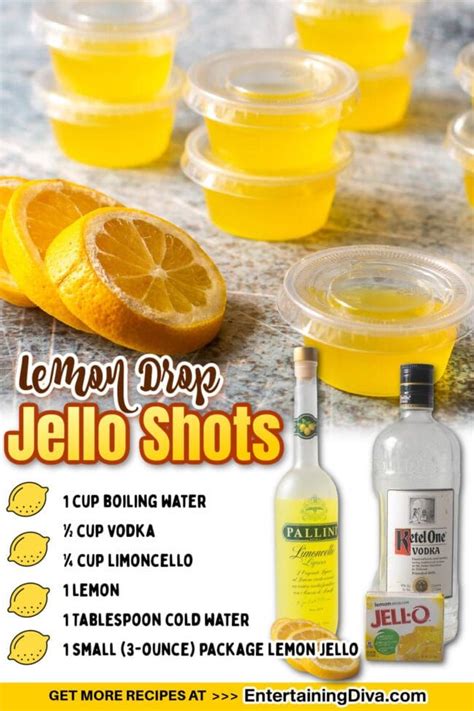 Lemon Jello Shots Artofit