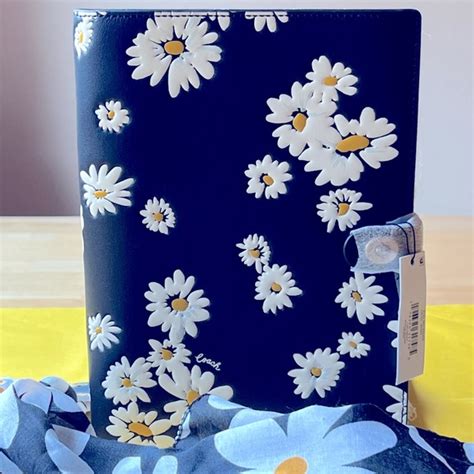 Coach Office Coach Daisy Notebook With Daisy Scarf Nwt Poshmark