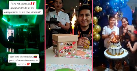 Venezolana Le Celebra Cumpleaños A Su Novio Peruano Que Jamás Tuvo Una