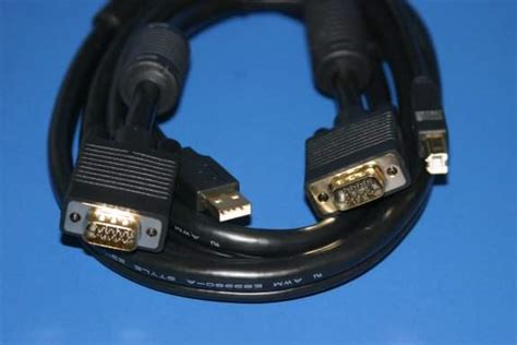 FT Video HD Male To Male Plus USB Type AB Cable KVM PC Cables Search