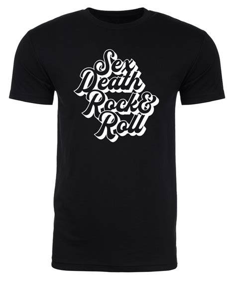 Cursive Sex Death Rock N Roll Unisex T Pretty Girls Do Ugly Things