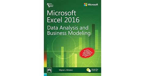 Microsoft Excel 2016 Data Analysis And Business Modeling By Wayne L