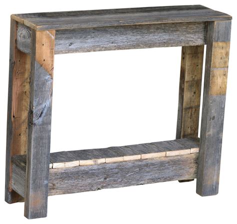 Rustic Accent Table Black Farmhouse Console Tables By Doug And Cristy Designs