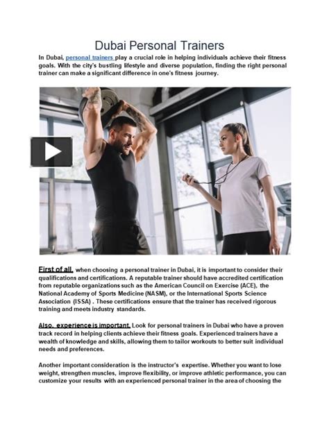 Ppt Dubai Personal Trainers Powerpoint Presentation Free To Download Id 9897ad Mgu5z