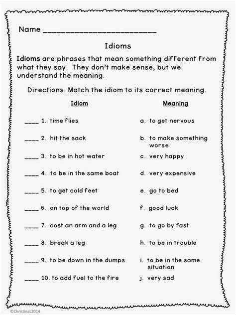 Language Arts For 3rd Graders Worksheets