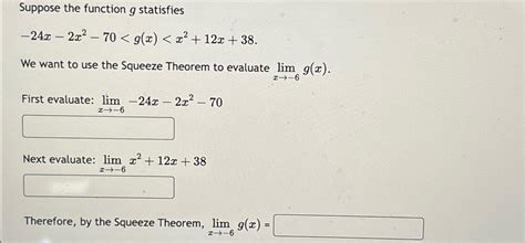 Solved Suppose The Function G Chegg Com