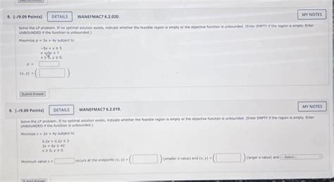Solved Unbounded If The Function Is Unbounded Maximize