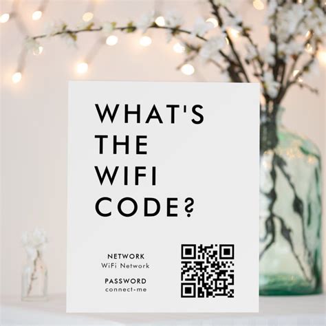 What S The Wifi Code Wifi Network Qr Code Foam Board Artofit
