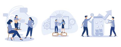 Partnership Abstract Concept Discussion Collaboration Project Business Fundraising Startup