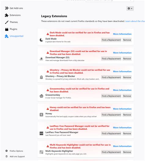 Firefox Has Nuked Almost All Their Extensions General Discussion