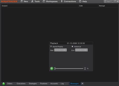 Download Errorthere Is No Market Replay Data Available For This Instrumentdate Ninjatrader