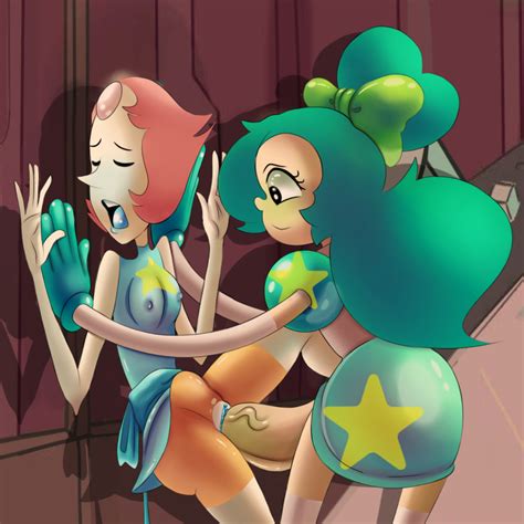 Rule 34 Edit Edited Fusion Green Skin Orange Shorts Pearl Steven
