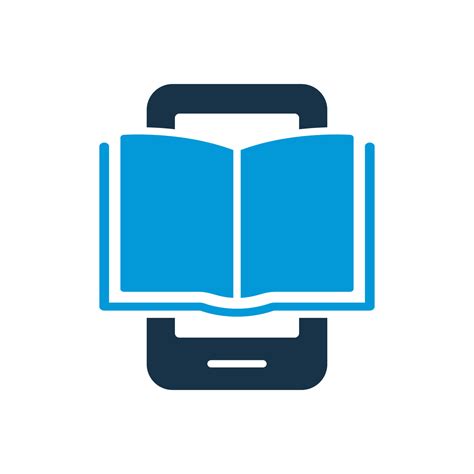 Ebook Silhouette Icon On Mobile Phone Electronic Book Device For Education And Learning E Book Ebook Silhouette Icon On Mobile Phone Electronic Book Device For Education And Learning E Book