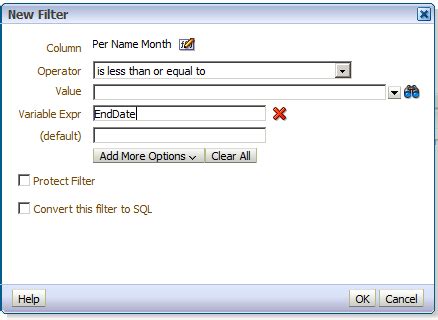 OBIEE2go OBIEE 11g6 Table View Date Column Controlled By Two Date Prompts