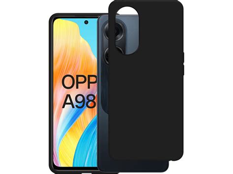 Just In Case TPU Case Oppo A98 5G Hoesje Zwart