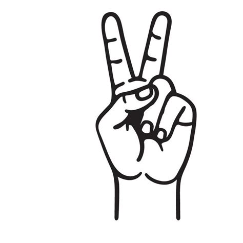 Hand Sketch Peace Symbol Vector Art Icons And Graphics For Free Download
