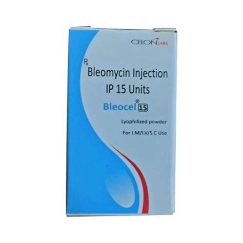 Bleomycin Injection Ip 15 Units Pack Of 1 Vial Treatment Cancer At