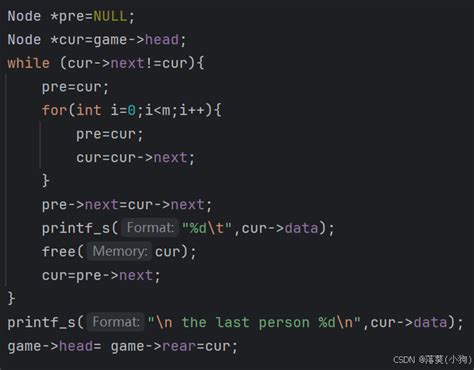 用双向循环链表实现约瑟夫环约瑟夫循环双链表 Csdn博客
