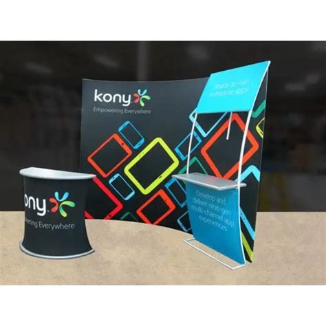 Formulate Master Ft HC Horizontal Curve Fabric Backwall ExpoDepot