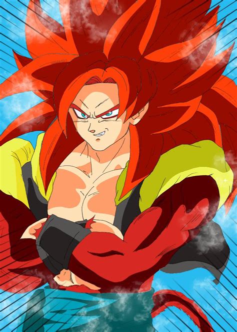 Gogeta Ssj4 By Nickart96 On Deviantart